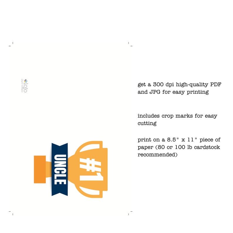 Happy Father's Day to #1 Uncle - Digital Download - Best Uncle Card ...