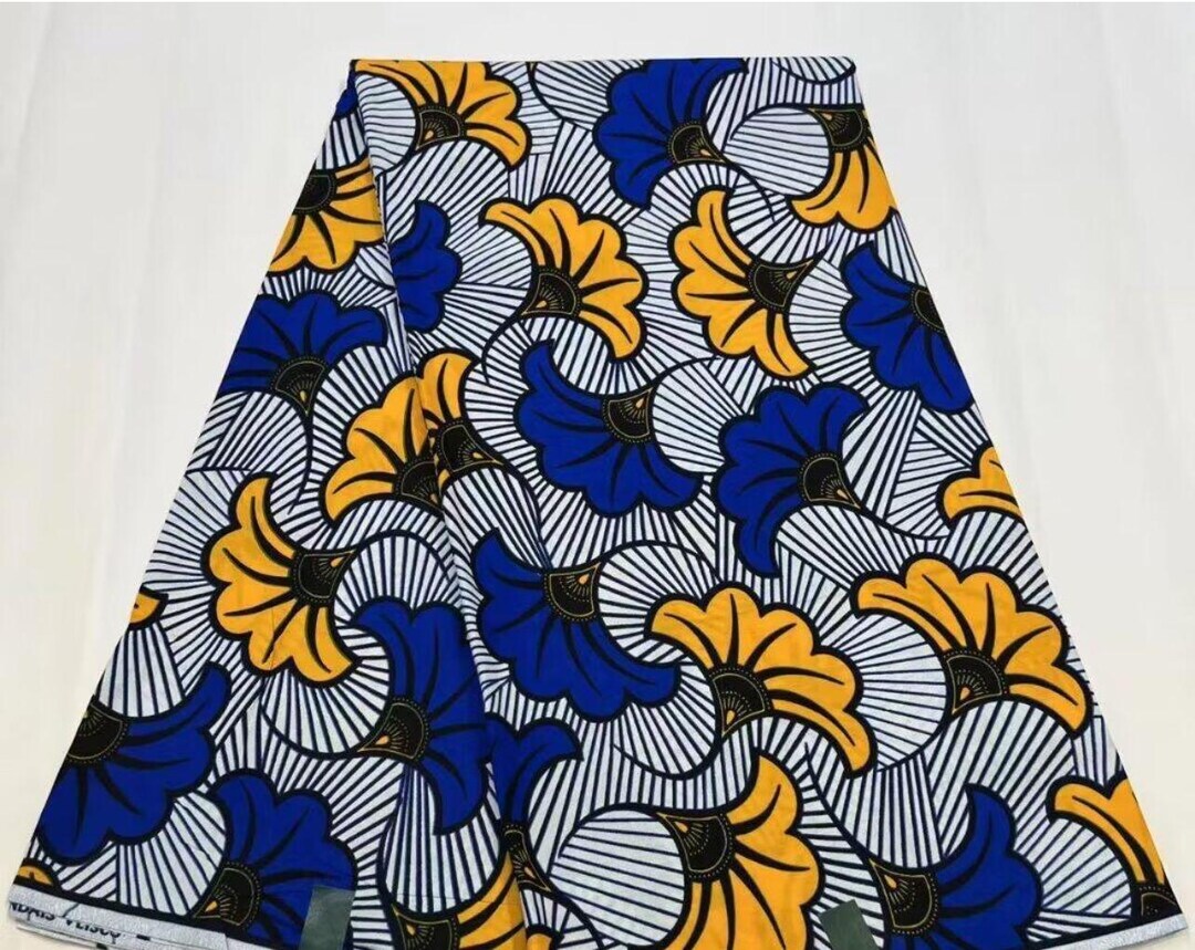 Authentic African Ankara Fabric-6 Yards of Bold Patterns & Colors - Etsy