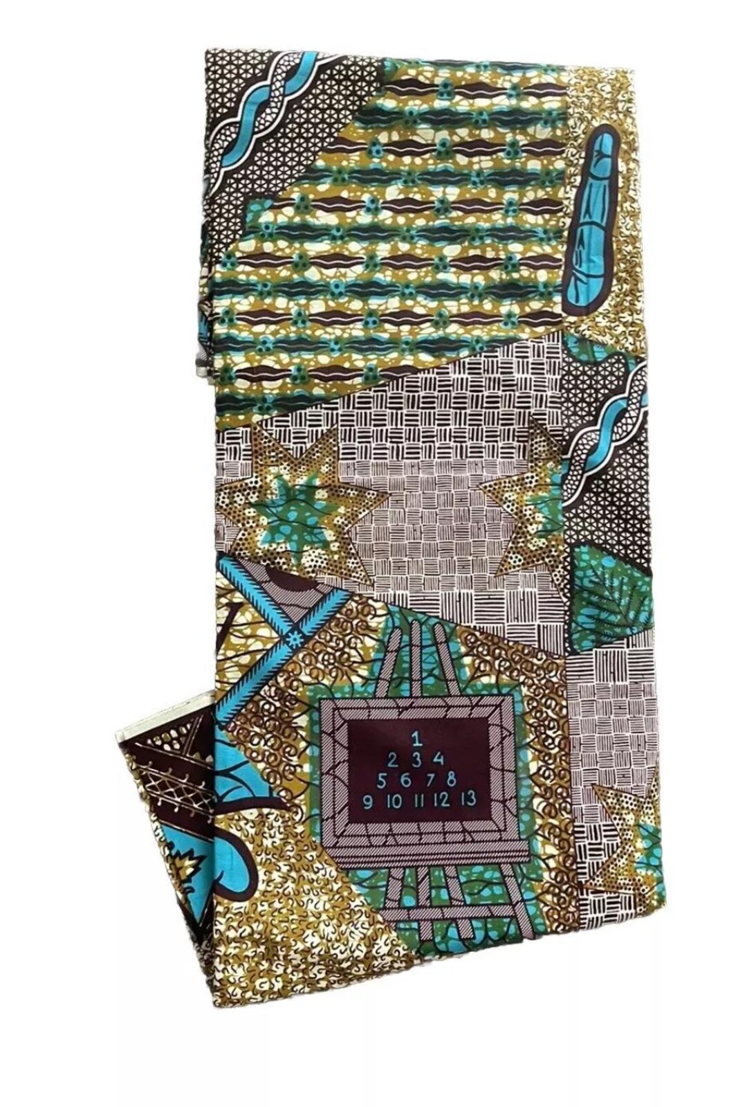 Authentic African Ankara Fabric-6 Yards of Bold Patterns & Colors - Etsy