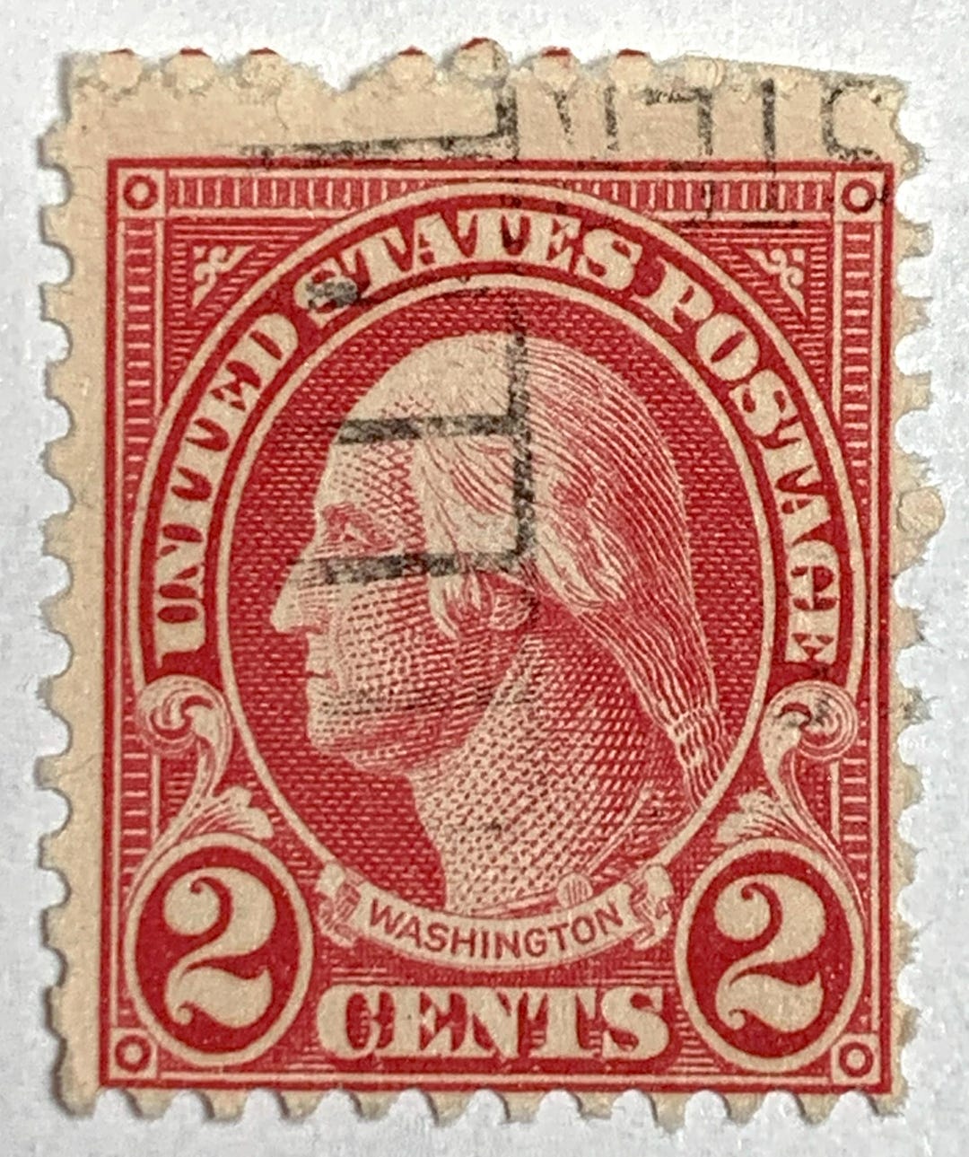 Vintage Rare US George Washington 2 Cents Stamp, Used, 1923, #28 - Etsy
