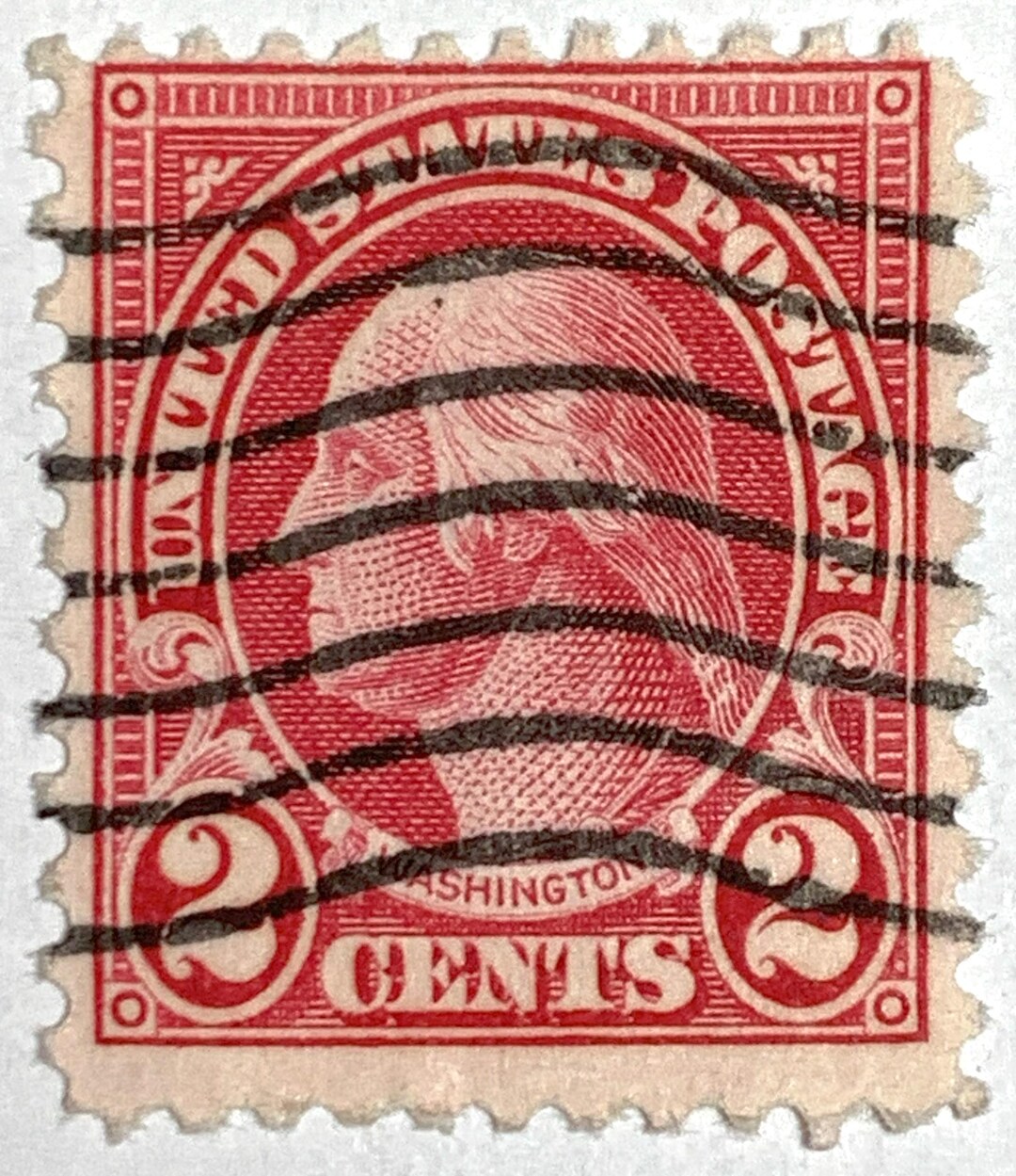 Vintage Rare US George Washington 2 Cents Stamp, Used, 1923, #23 - Etsy