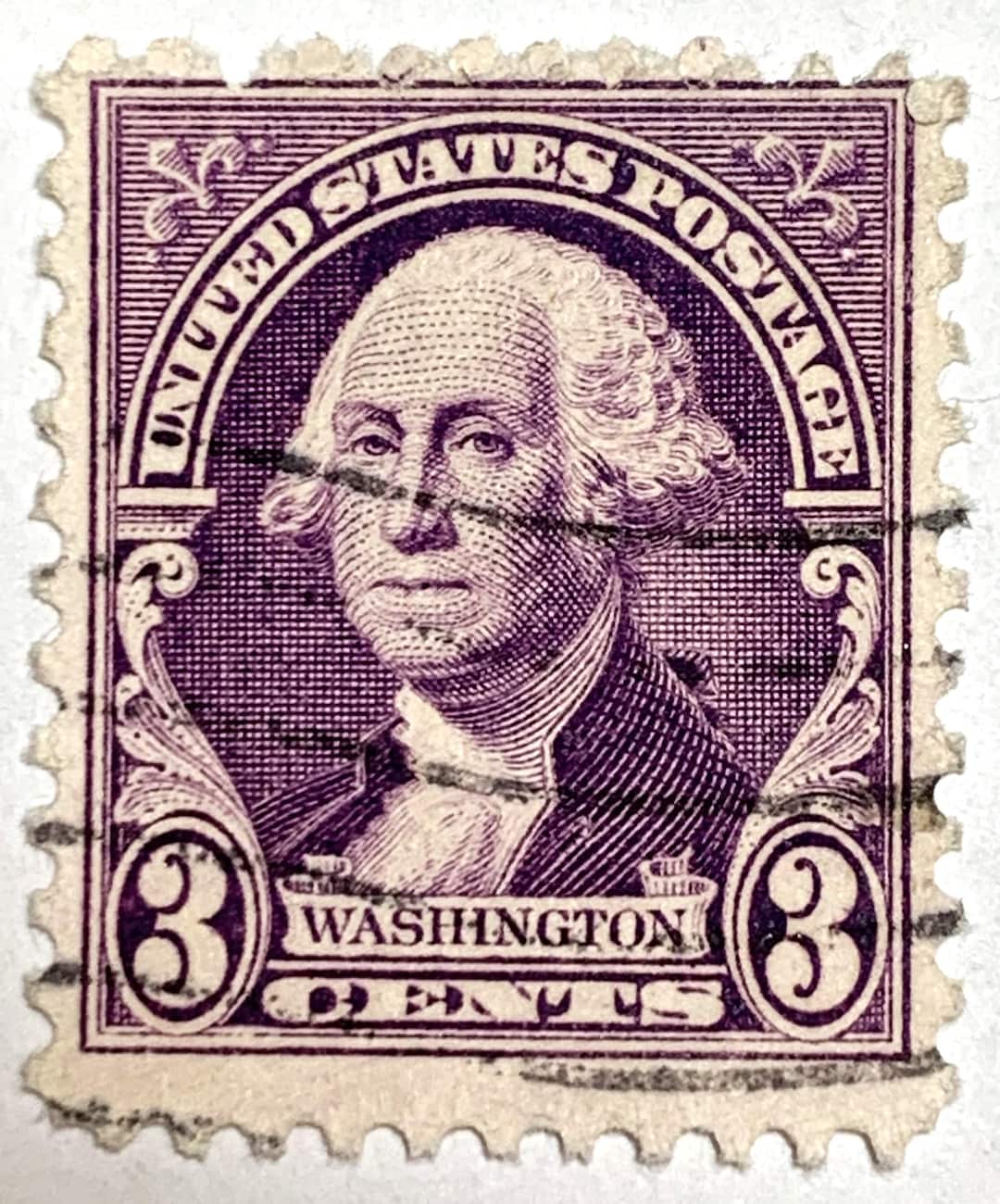 Vintage Rare US George Washington 3 Cents Stamp, Used, #15 - Etsy