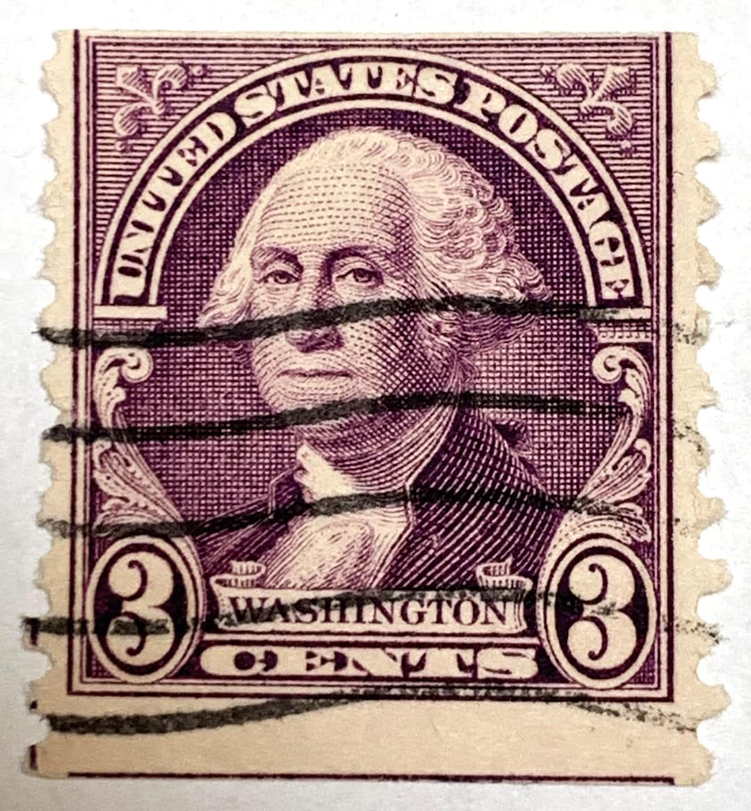 Vintage Rare US George Washington 3 Cents Stamp, Used, #18 - Etsy