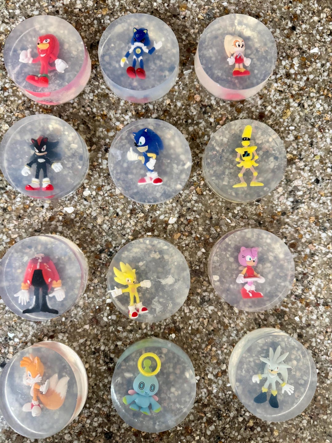 Sonic Hedgehog Figure Soaps for Kids Fragranced in Fruit or Baby Powder ...