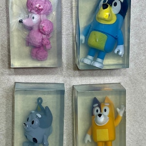 Bluey Action Figure Soaps Just for Kids Fragranced in Baby Powder Scent ...