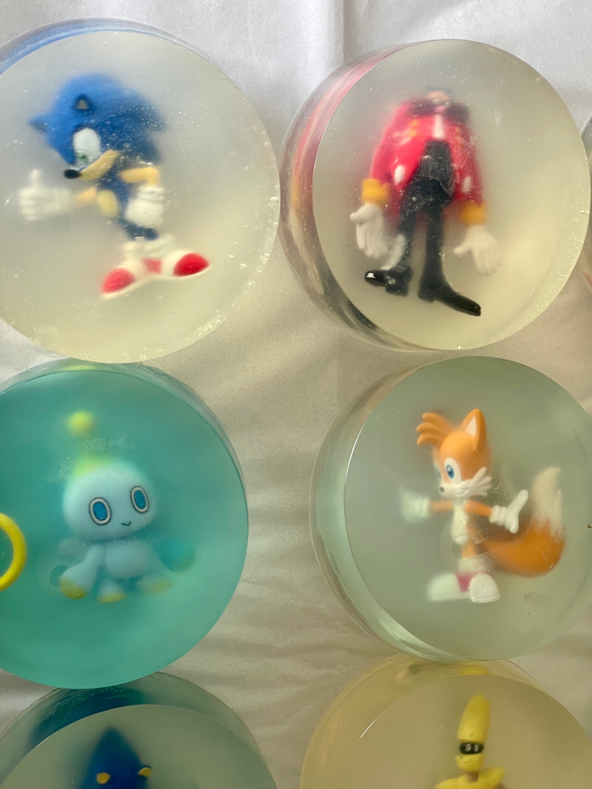 Sonic Hedgehog Action Figure Soaps Just for Kids Fragranced in Fruit ...