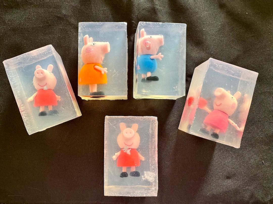 Peppa Pig Action Figure Soaps Just for Kids, Fragranced in Baby Powder ...