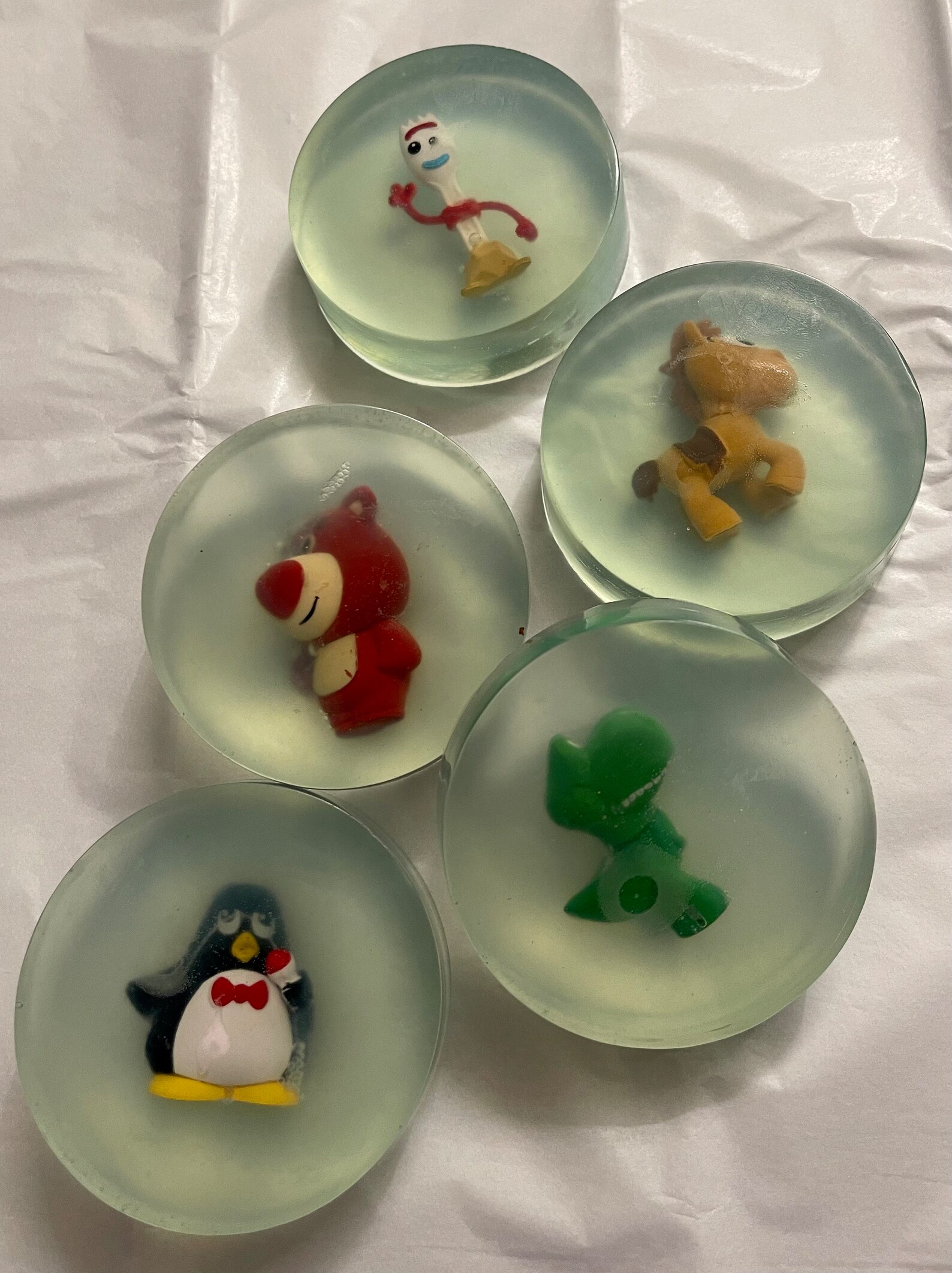 Toy Story Action Figure Soaps Just for Kids Fragranced in Baby Powder ...