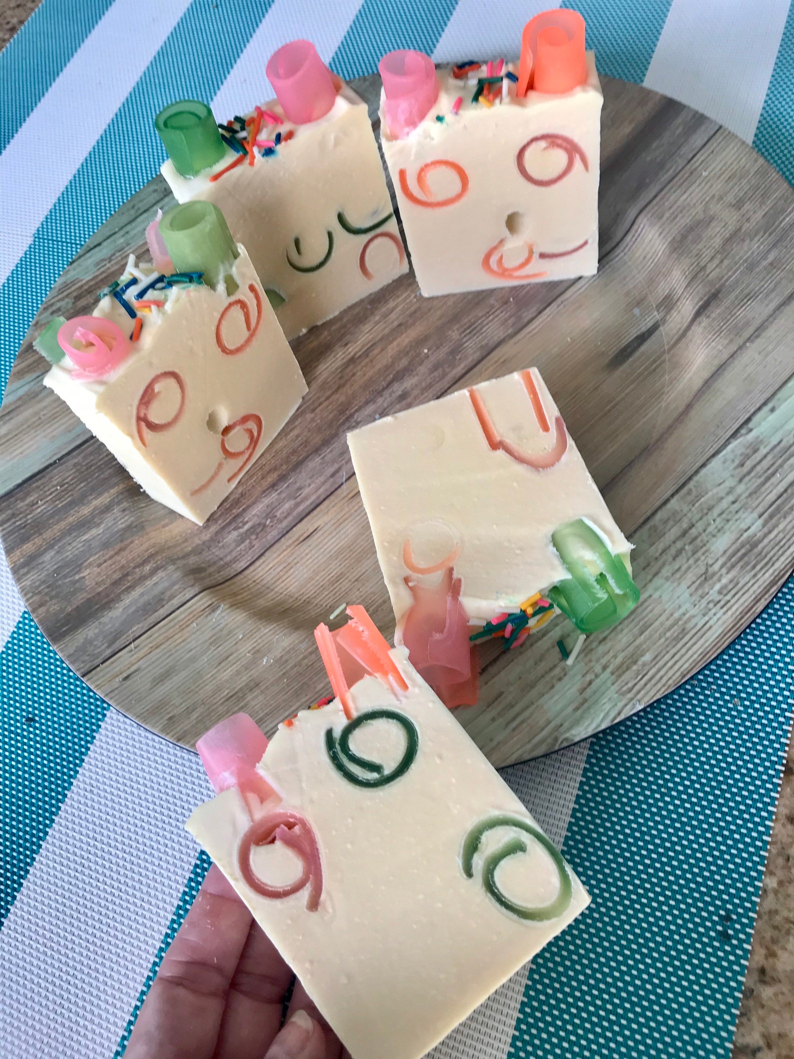 Soap.. gorgeous soap curls& soap sprinkles. Delightful | Etsy