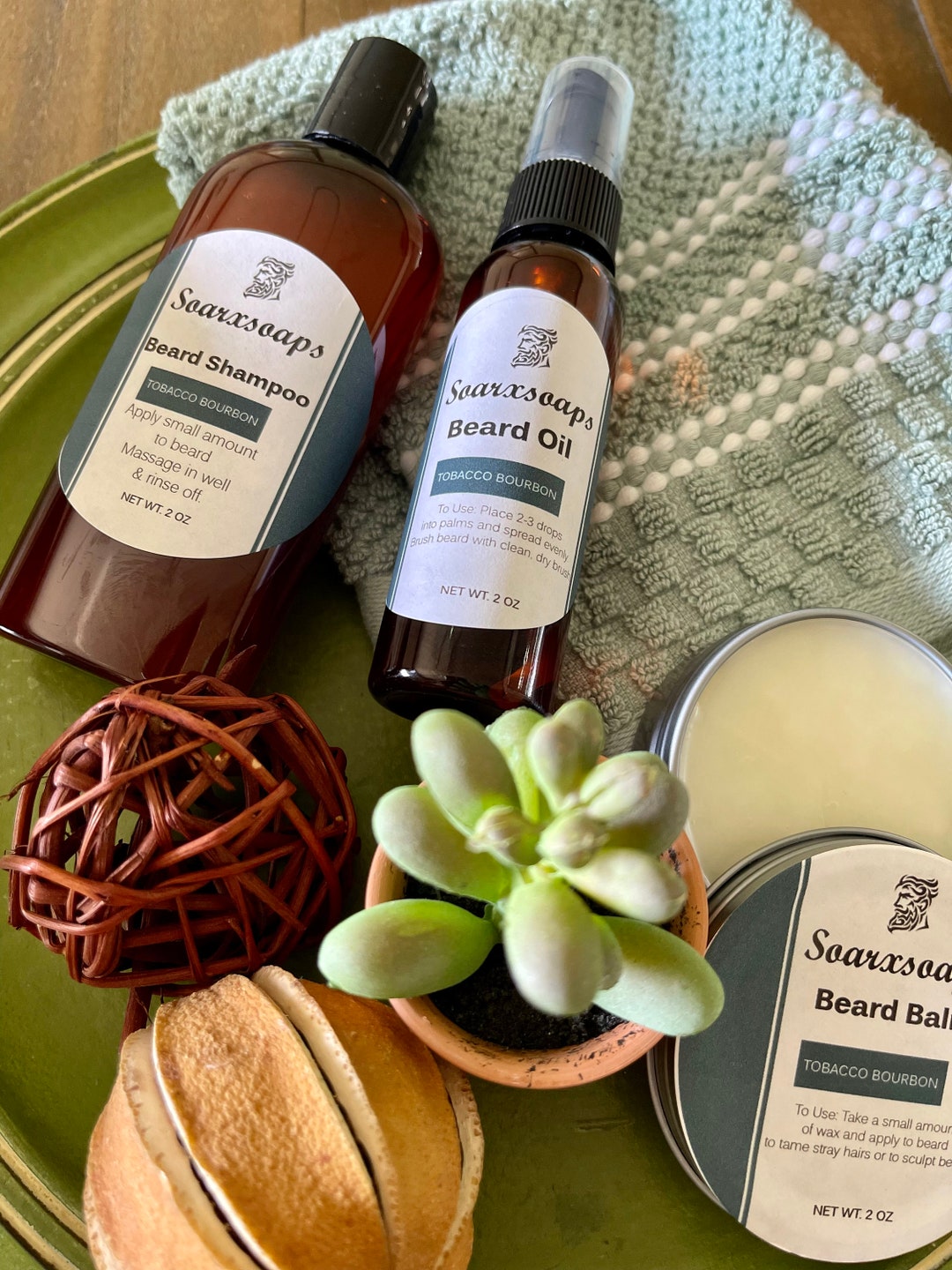 Beard Pride... a Trio of Products-beard Shampoo, Beard Oil and Beard ...