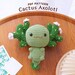 Cactus Axolotl Crochet Pattern, Amigurumi Crochet Pattern, Adorable ...