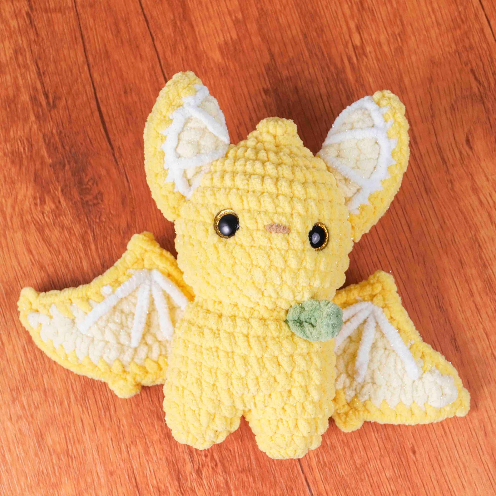Lemon Bat Crochet Pattern, Amigurumi Crochet Pattern, Cute Fruit Animal ...