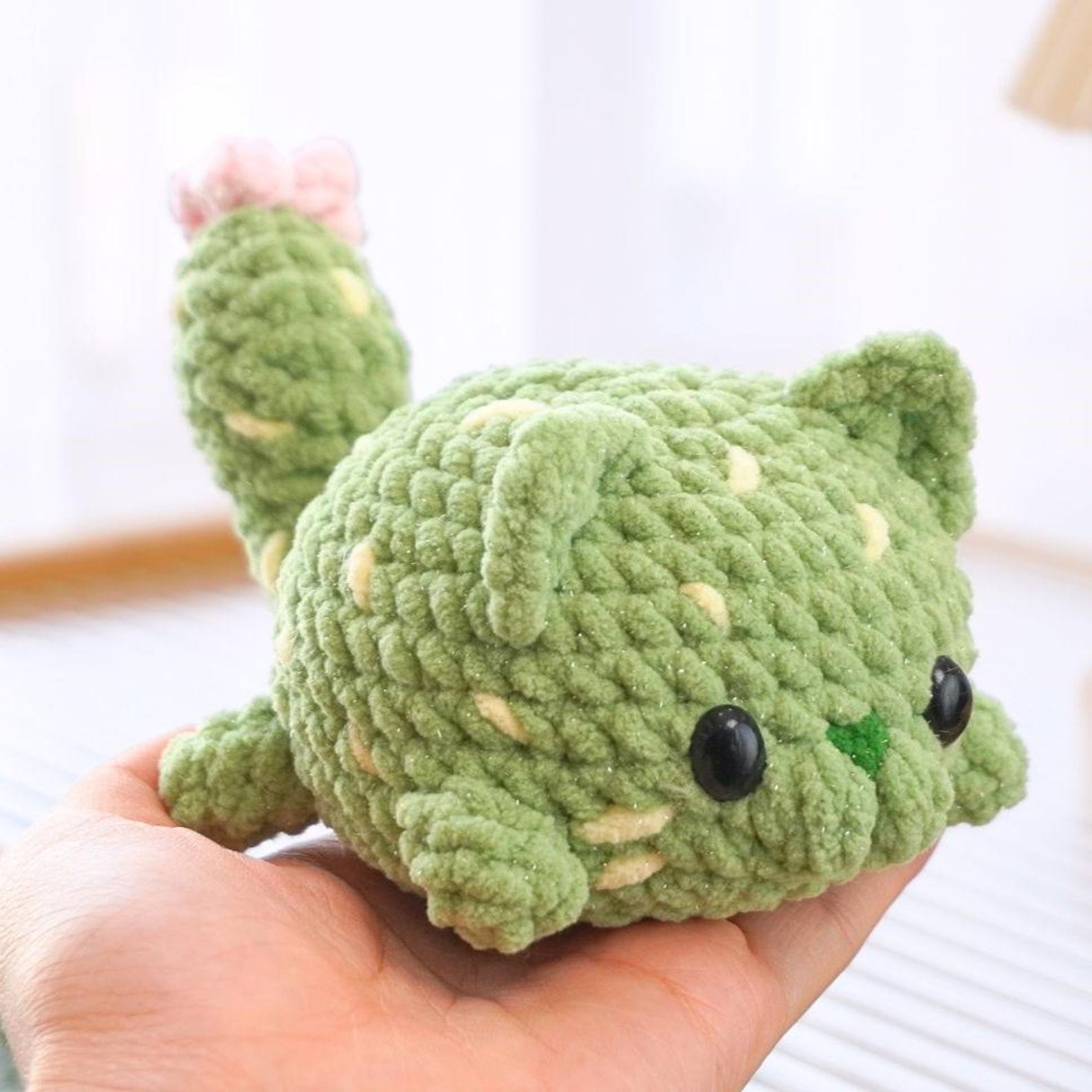 Cactus Cat Crochet Pattern, Amigurumi Crochet Pattern, Adorable Cat ...