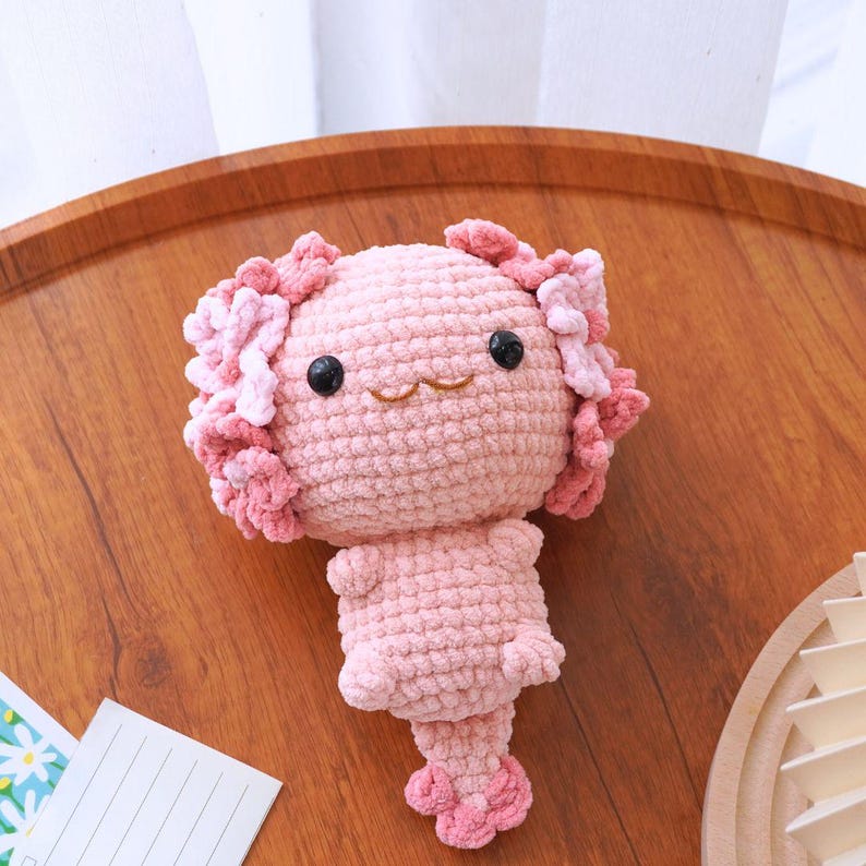 Blooming Axolotls Crochet Patterns Bundle | Cactus Axolotl Pattern ...