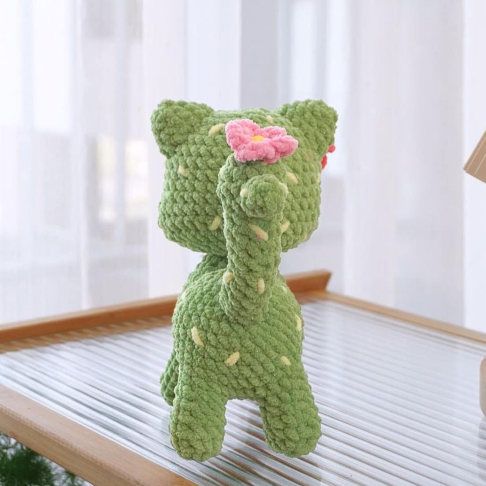Pretty Cactus Cat Crochet Pattern, Amigurumi Crochet Pattern, Adorable ...