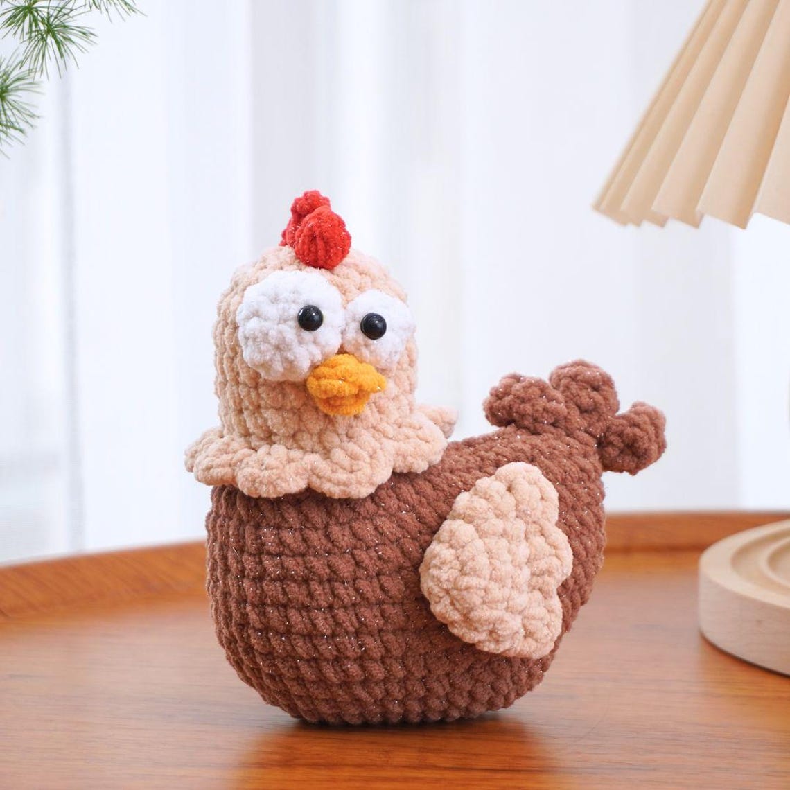 Bulging Eye Hen Crochet Pattern, Stuffed Animals Crochet Pattern ...