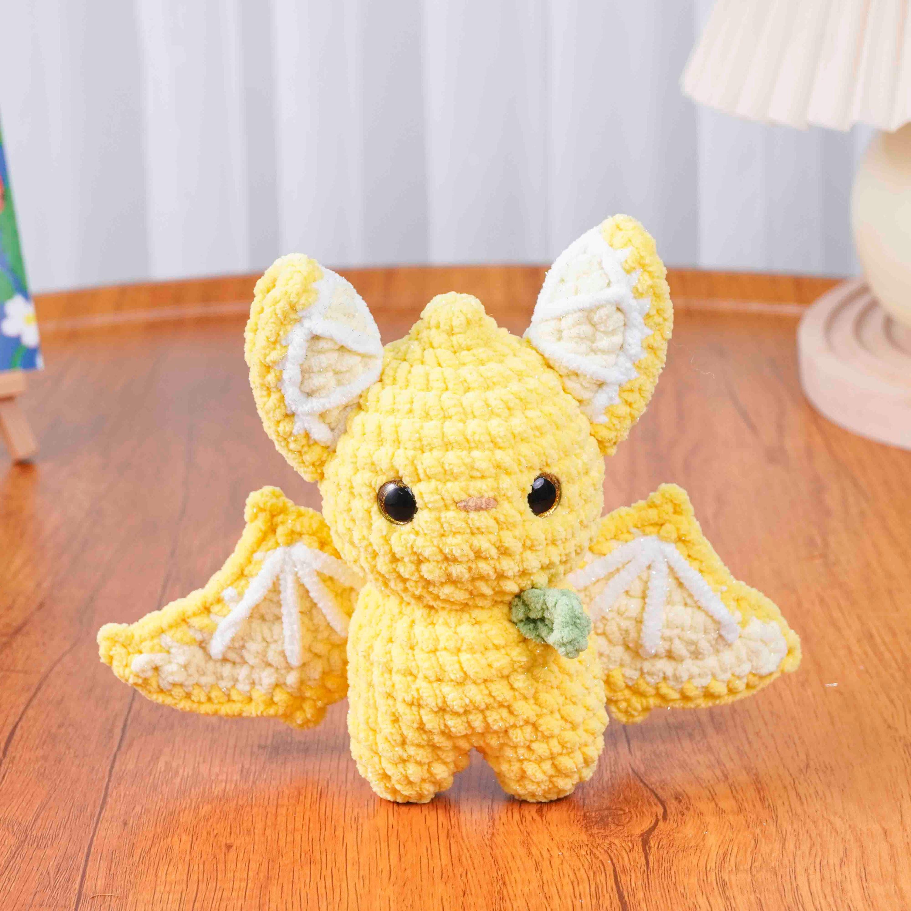 Lemon Bat Crochet Pattern, Amigurumi Crochet Pattern, Cute Fruit Animal ...