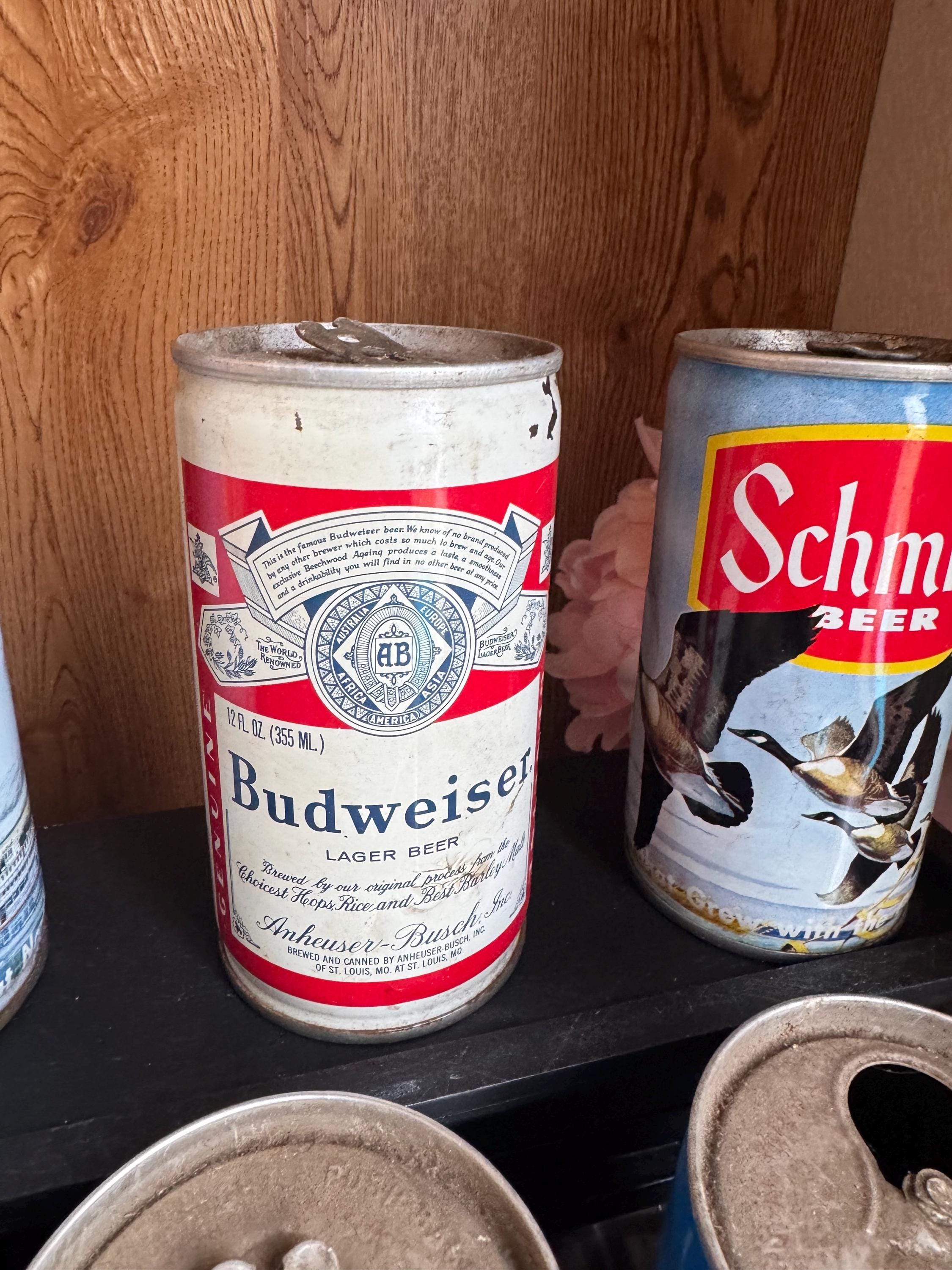 Vintage Steel Beer Cans- 9 Schmidt and 1 Budweiser - Etsy