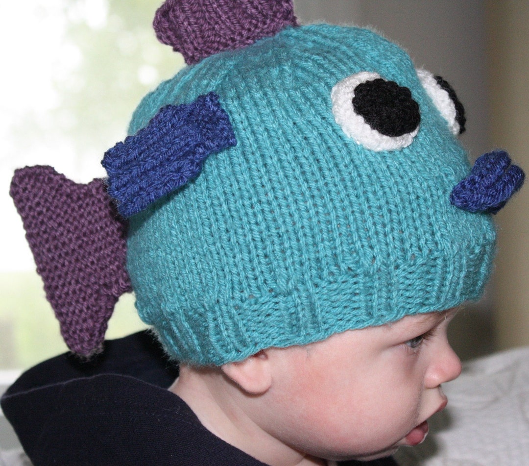 Bright and Delightful Fish Hat for Baby or Toddler - Etsy