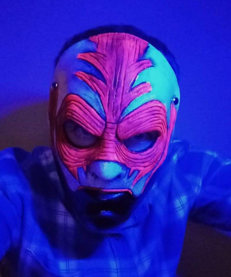 Pitch Black Wrestling Mask Replica - Etsy