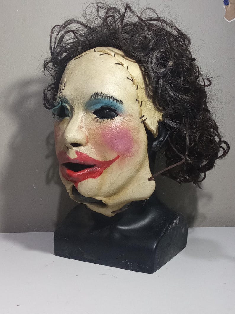 Leatherface Texas Chainsaw Massacre Latex Mask Prop - Etsy