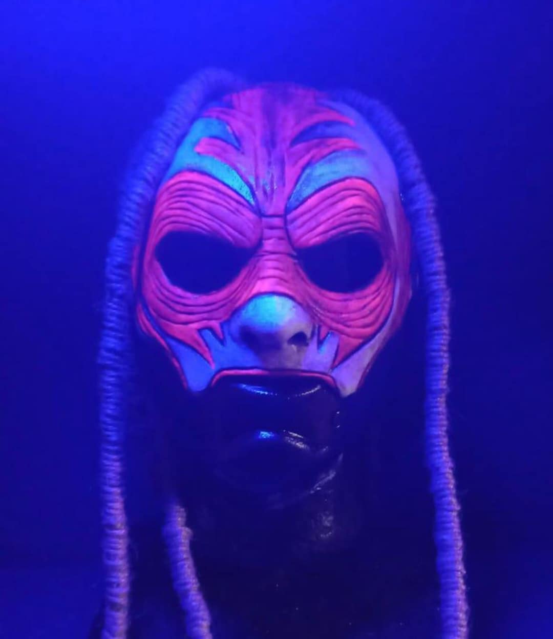 Pitch Black Wrestling Mask Replica - Etsy