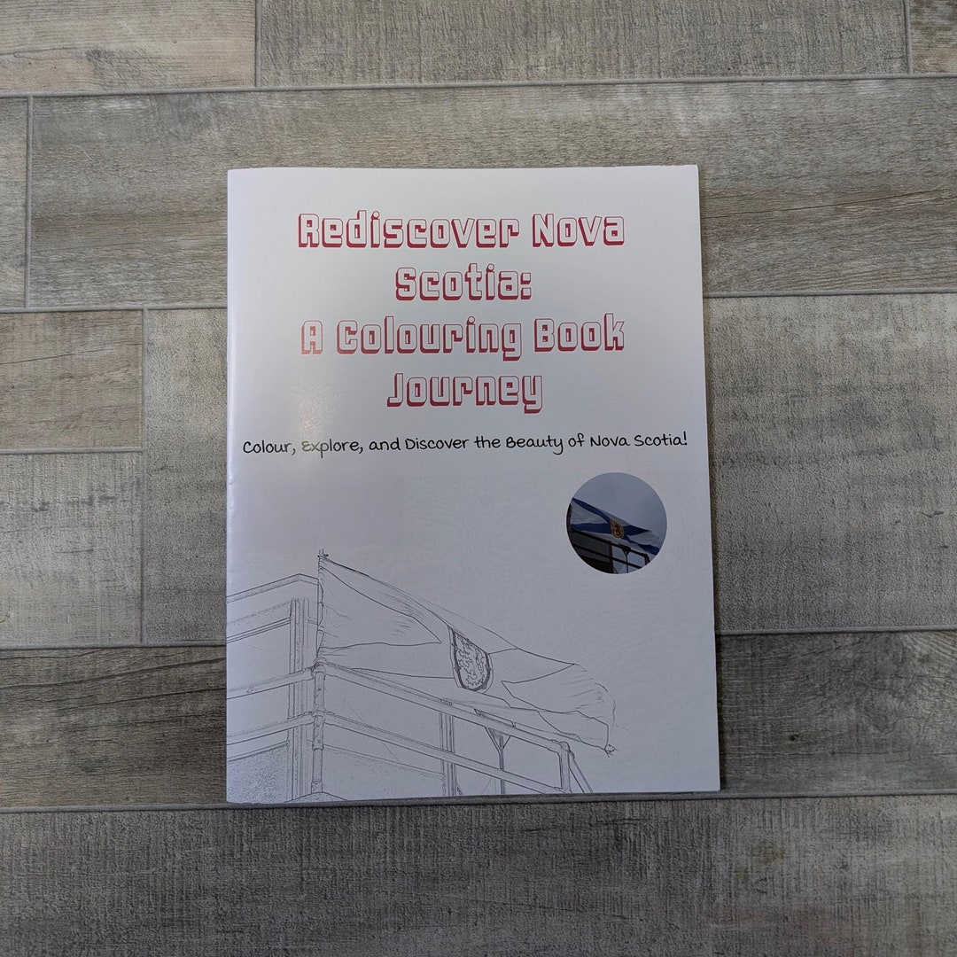 Rediscover Nova Scotia: A Colouring Book Journey - Etsy