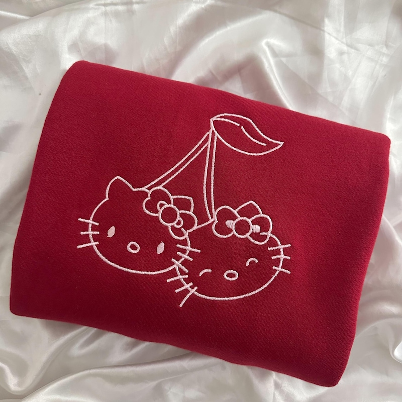 Hello Kittys Outline Svg - Etsy