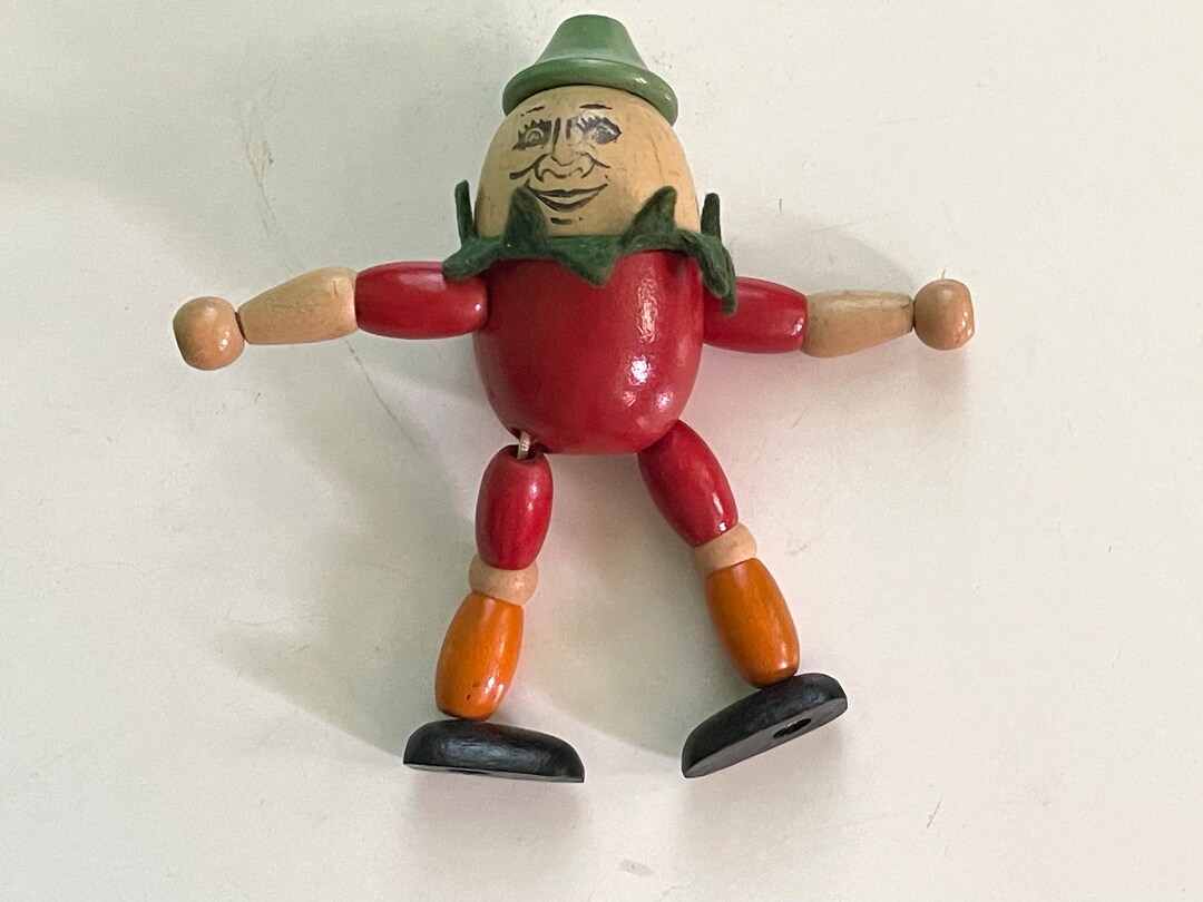 Vintage Antique 1930's Original Humpty Dumpty Jaymar Wooden Figure - Etsy