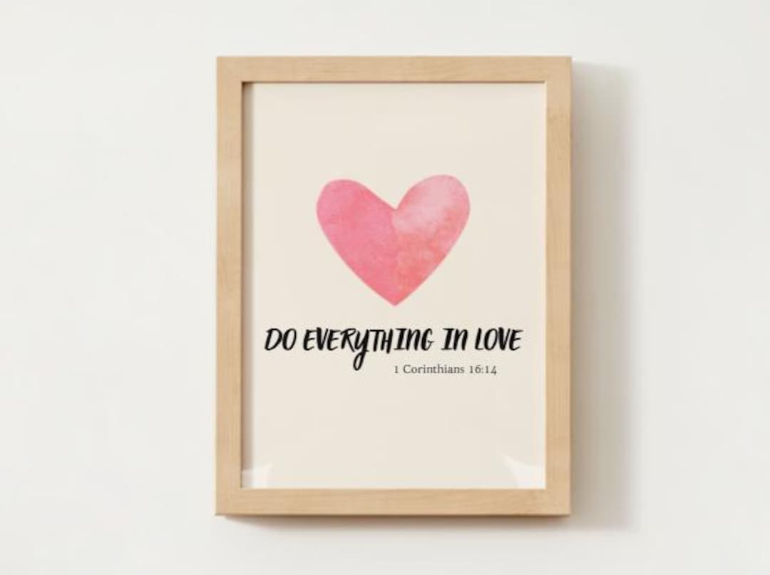 Bible Verse Poster, Christian Wall Art, Printable Wall Art, Do ...