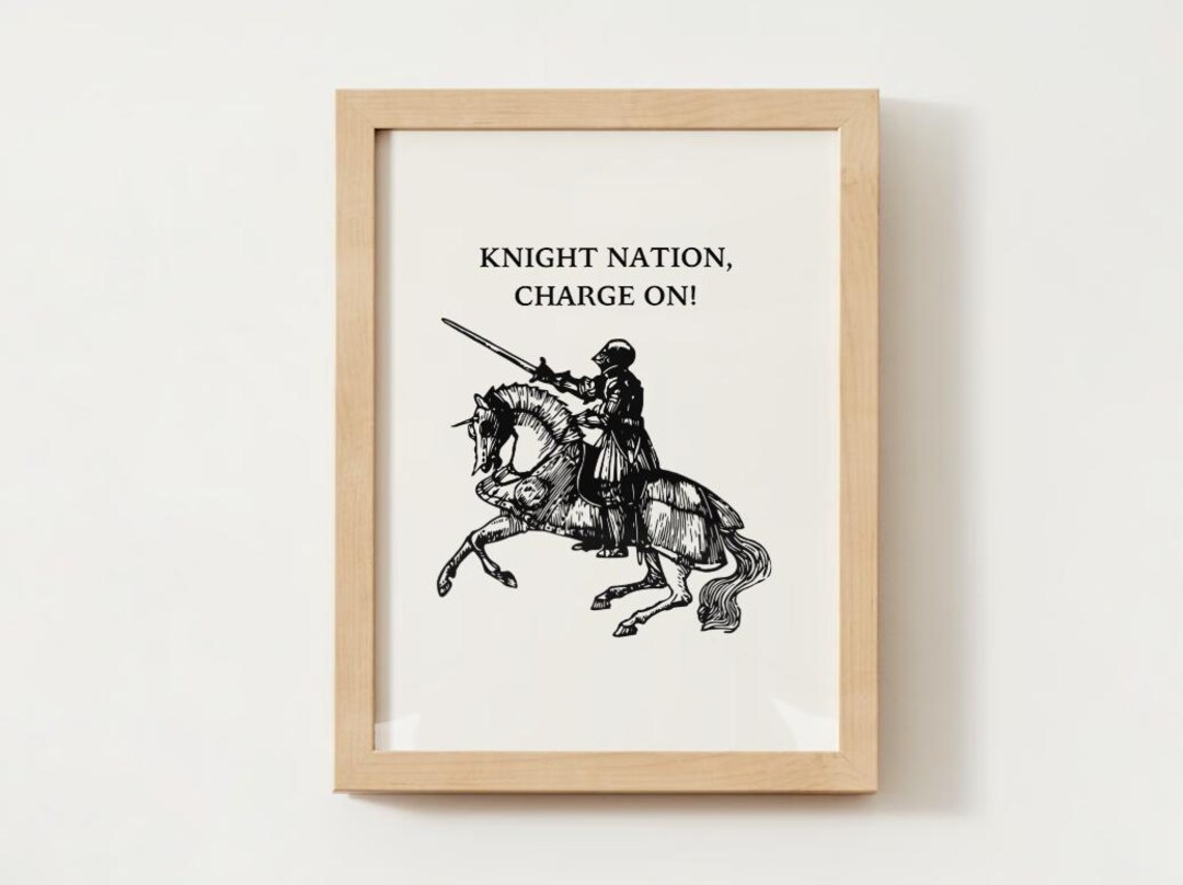 UCF Knight Nation, Charge On! Poster Print, University of Central ...