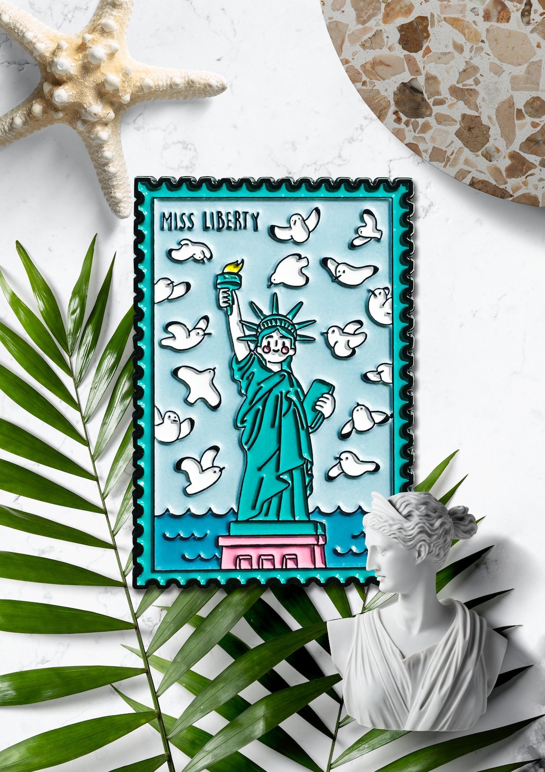 Statue of Liberty Enamel Pins - New York Travel Pin, New York Gift, New ...