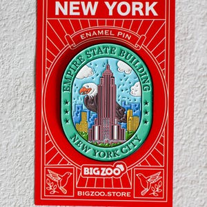 Empire State Building Enamel Pins - New York Travel Pin, New York Gift ...