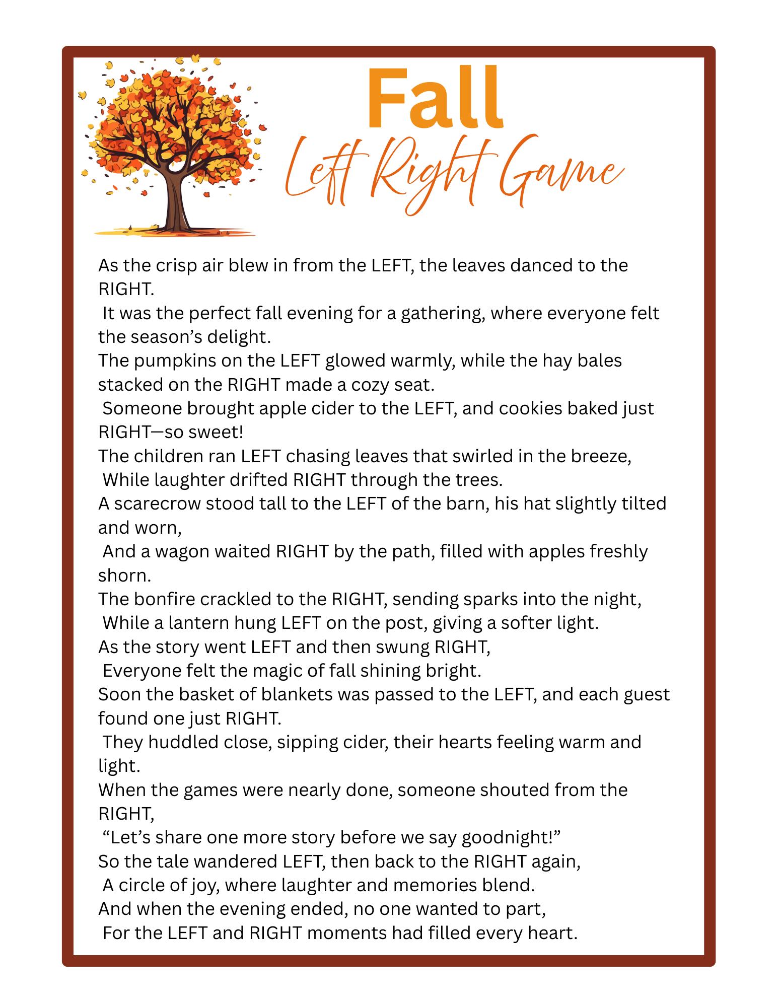 Fall Party Games Bundle – 5 Printable Autumn Games Pack | Thanksgiving ...