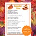 September Trivia Game Printable • Fall Party Quiz • Back to School ...