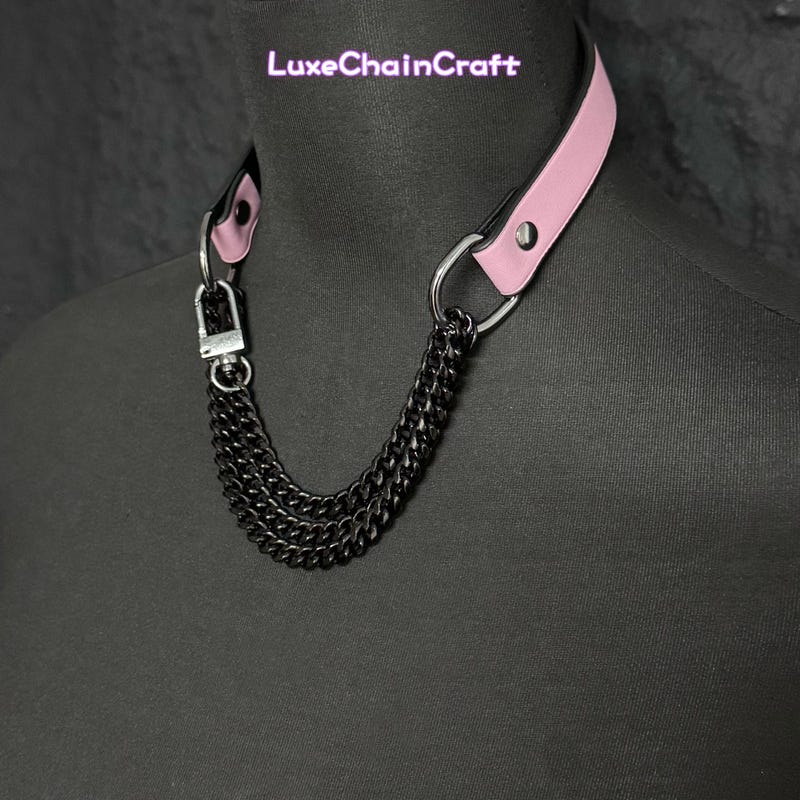 Leather Choker - Etsy