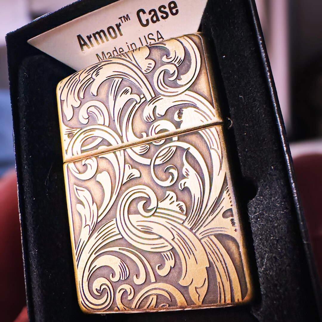 Zippo Custom Deep Laser Engraved Scroll Work Zippo Art Lighter - Etsy