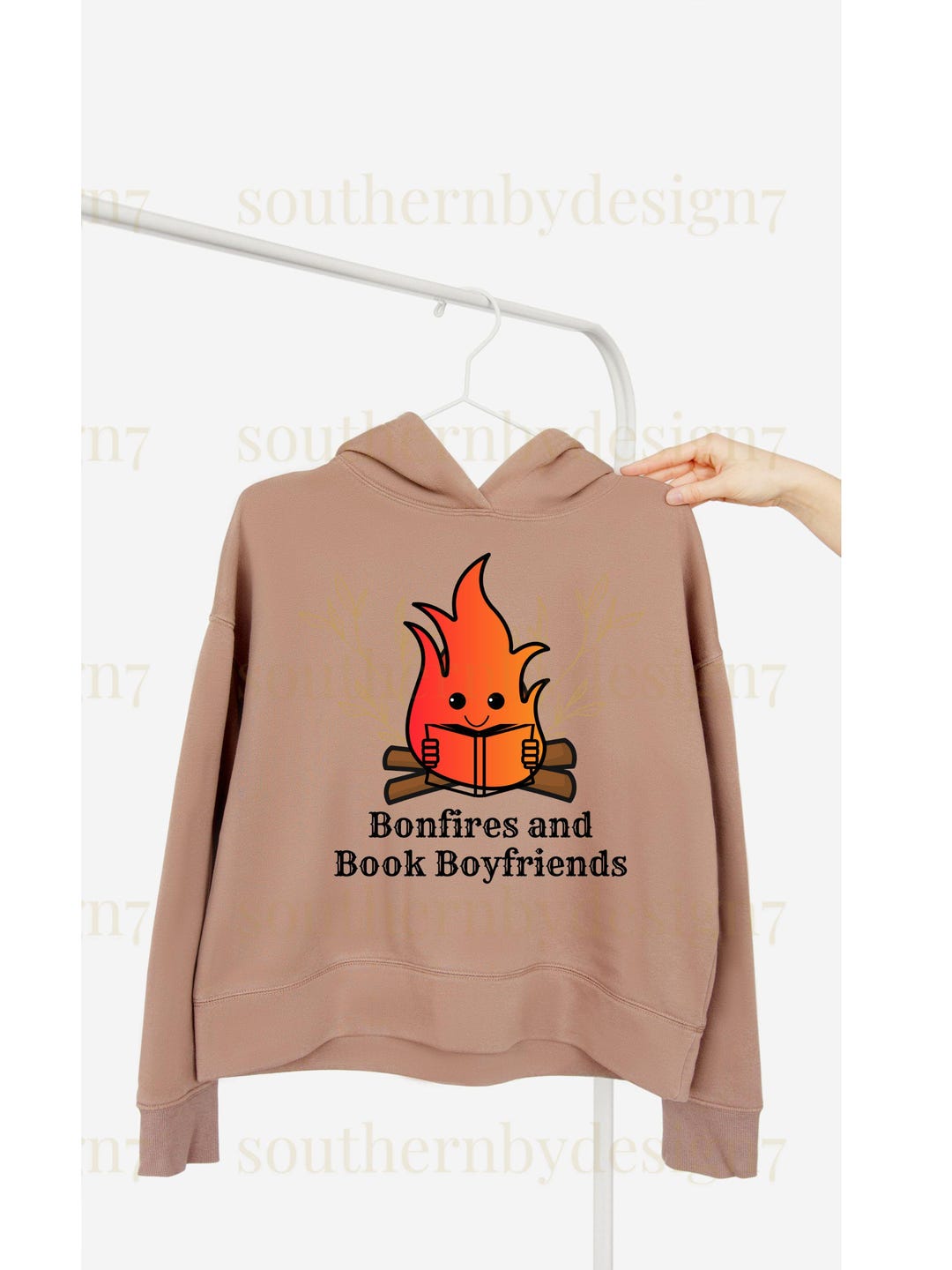 Bonfires and Book Boyfriends Book Lover PNG - Etsy