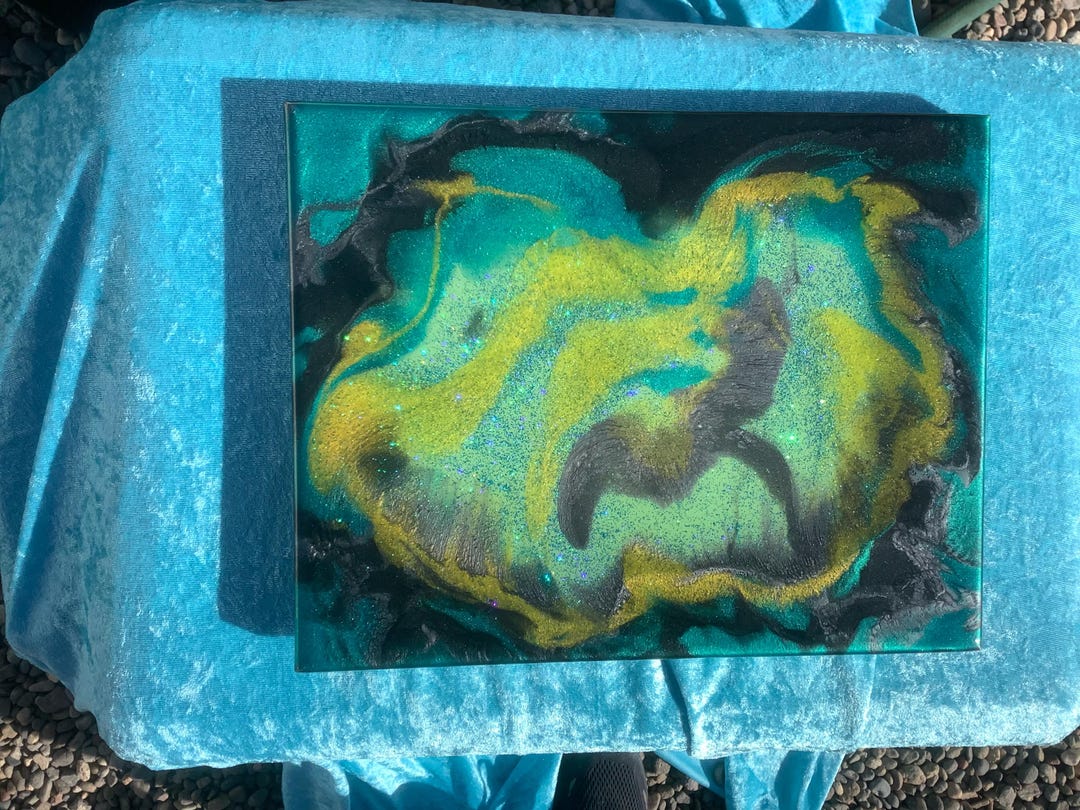 Beautiful, Unique Epoxy Resin Wall Art. Colorful, Unusual Designs on ...