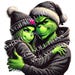 Grinch and Grinch Girl Hugging - 2 Photos - Etsy