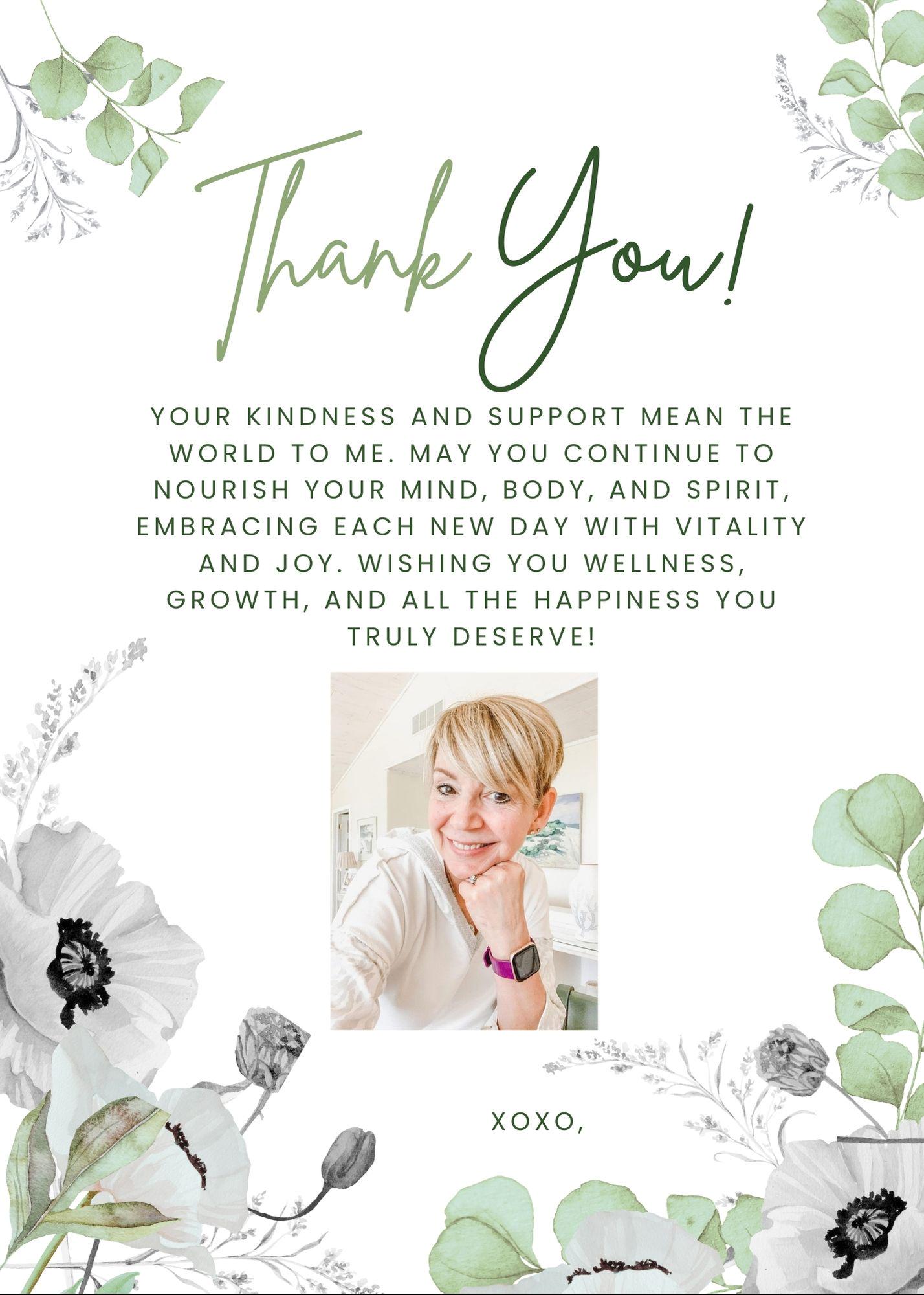 Happy Birthday/thank You Cards Template - Etsy