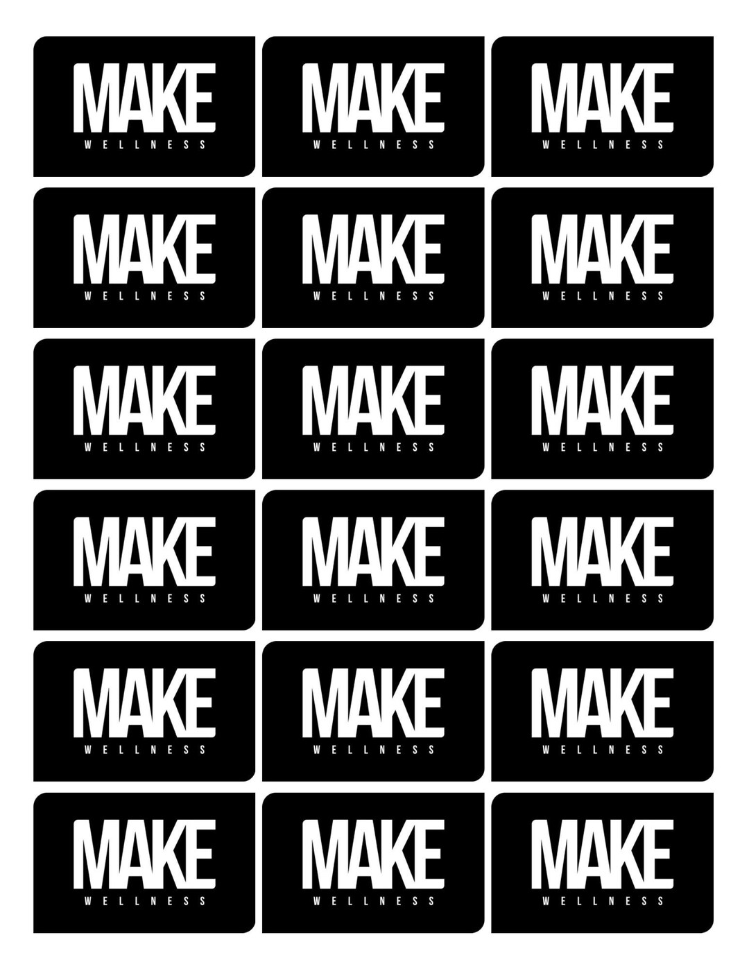 MAKE Logo Sticker Template - Etsy