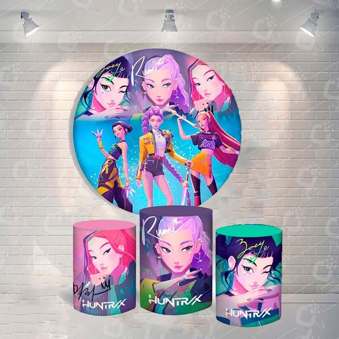 K Pop Backdrop Kids Birthday Kpop Party Party Decoration Boys ...