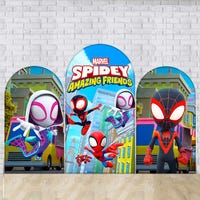 Spidey and His Amazing Friends Party Props & Backdrop – High-quality ...
