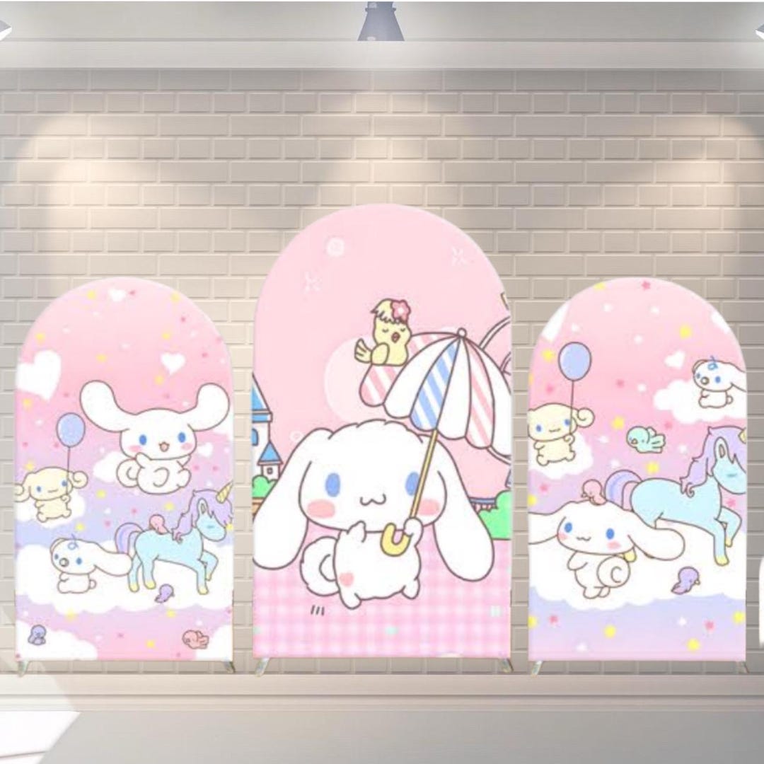 Dolls Cat Backdrop Kids Birthday Decoration Doll Arch Cover Photography ...