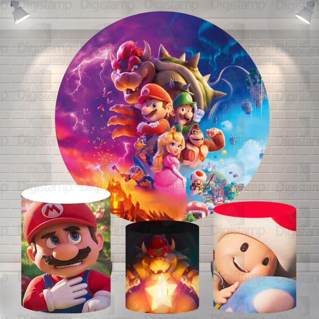 Super Brothers Arch Backdrop Kids Birthday Party Decoration Boys ...