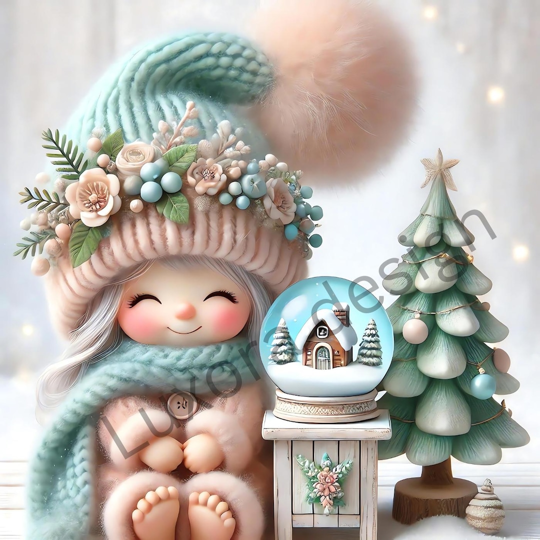 Adorable Winter Wonderland PNG & SVG Set Christmas Clipart for Crafts ...