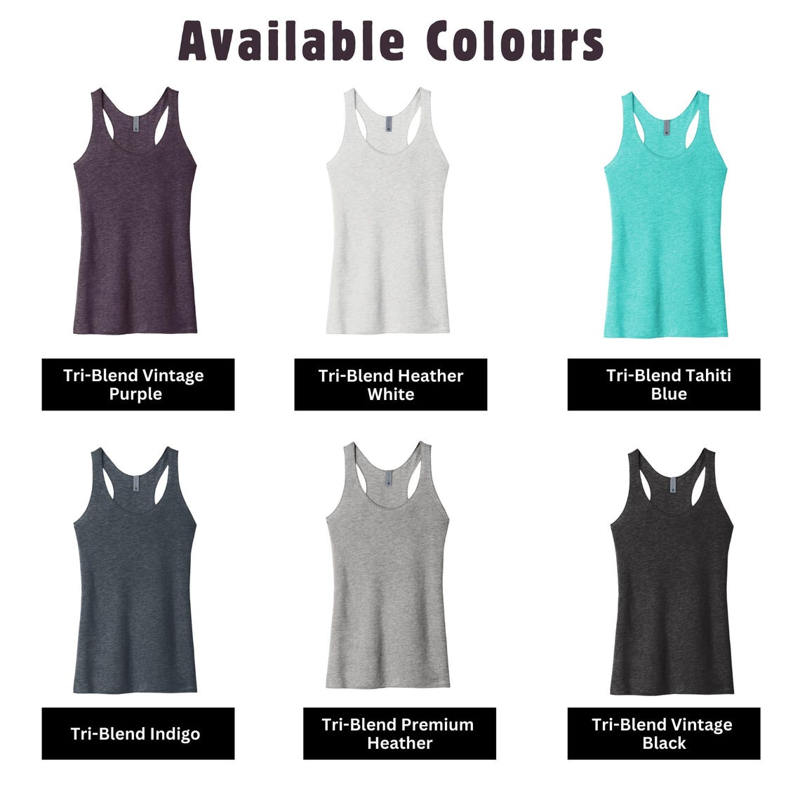 Custom Tank Top, Personalized Tank Top, Design Your Own, Custom ...