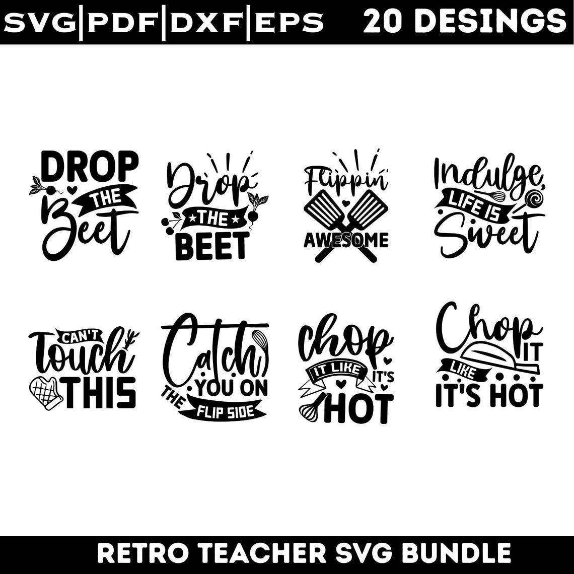Kitchen SVG Bundle – Funny Kitchen Quotes SVG | Farmhouse Kitchen Cut ...