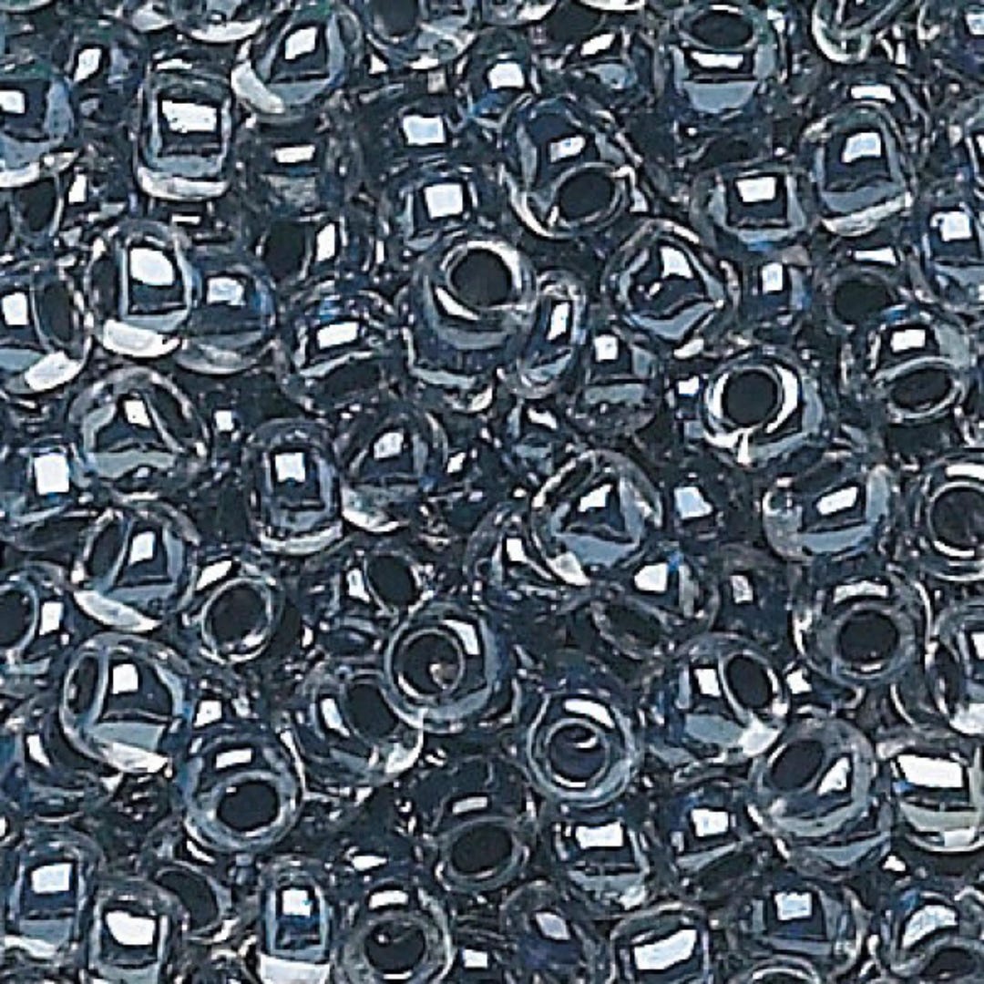 Czech Glass Seed Beads: Size 6/0, Preciosa Ornela Crystal Lined Jet ...